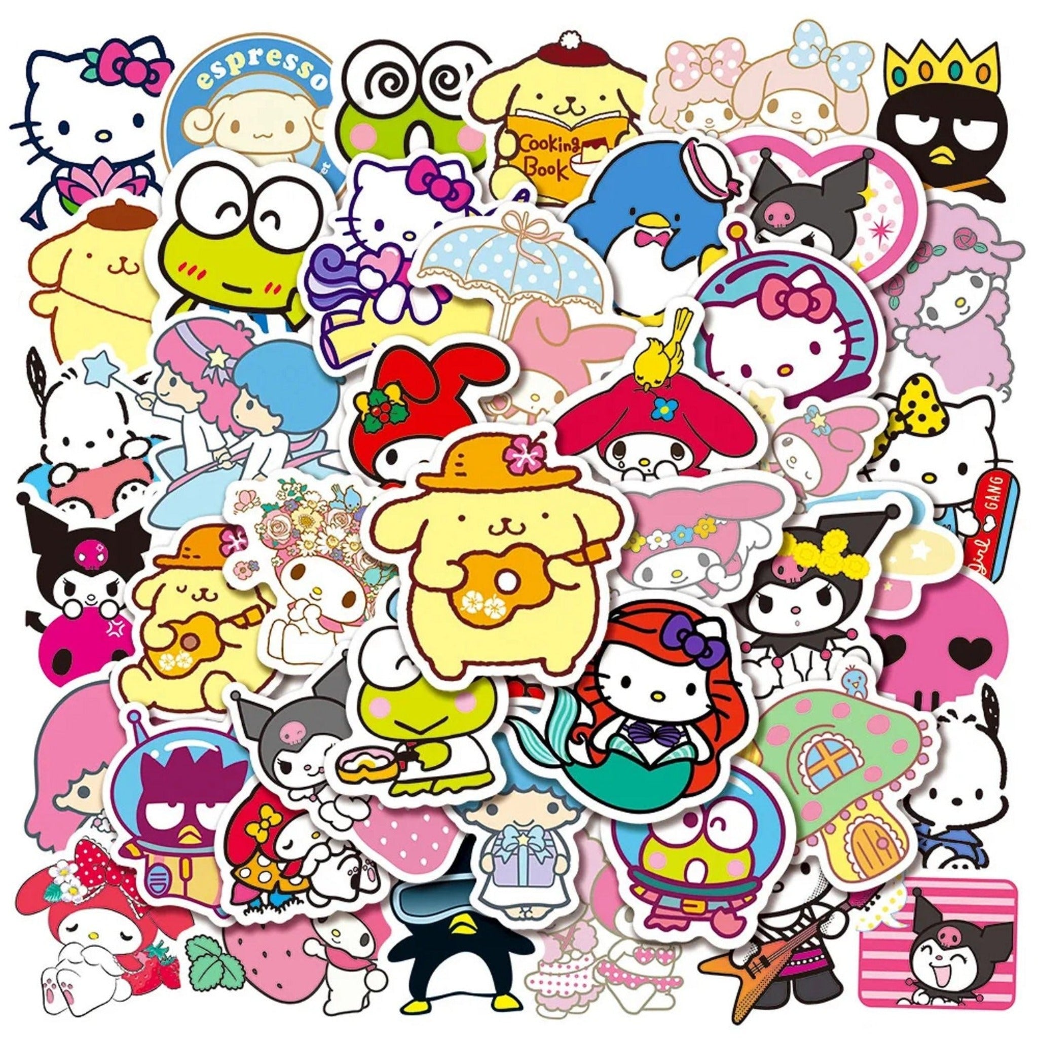 Lot de 20 stickers Sanrio (-27%) – Neko Kawaii